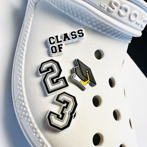 CROCS | Accessories | Graduation Class Of 23 Crocs Charms Set Of 4 New ...